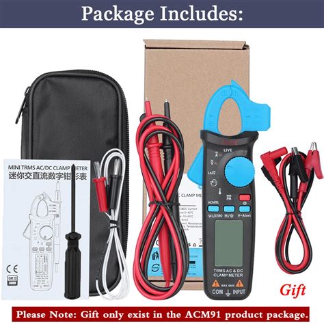 BSIDE True RMS Clamp Meter MA Plier Ammeter Car R Grandado