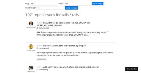 Rsk Github Issues Example Codesandbox