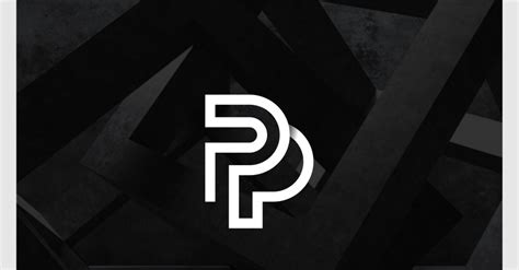 Letter P P Initials Simple Logo 379570 Templatemonster