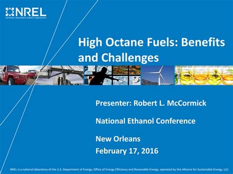 Robert Mccormick High Octane Fuels Benefits And Challenges Ppt