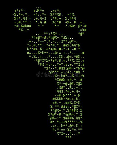 Digital Footprint Source Code Stock Vector Illustration Of Network Cyberspace 286045693