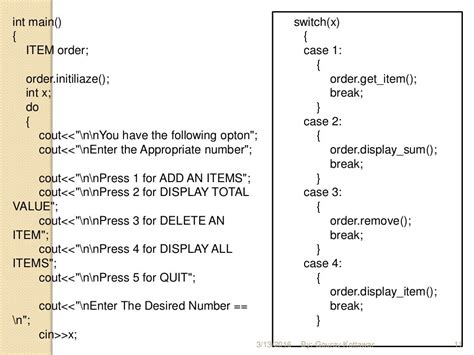 Classes And Objects In Cpp