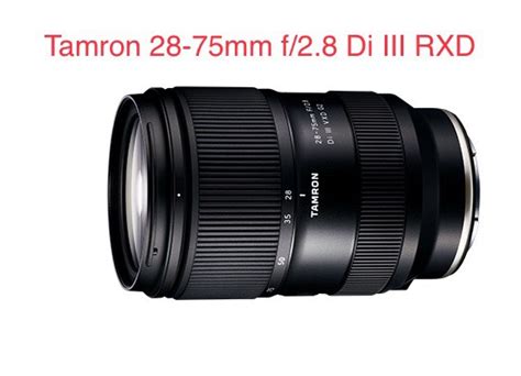 Tamron Sony Mount 28-75mm f2.8 Di III RXD, Photography, Lens & Kits on ...