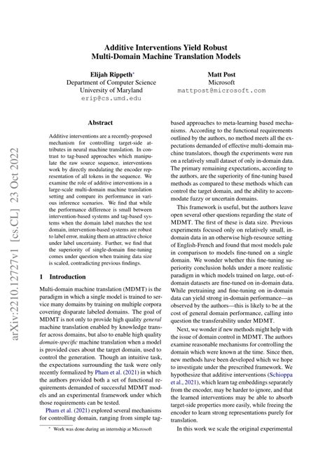 pdf additive interventions yield robust multi domain machine