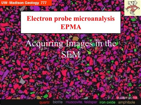 PPT Electron Probe Microanalysis EPMA PowerPoint Presentation Free Download ID