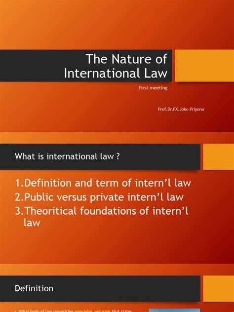 Lecture 1 Nature Hukin Pdf International Law Political Science