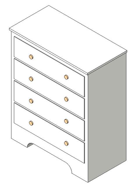 Cajonera En Dwg 34 22 Kb Librería Cad