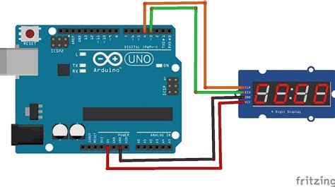 Use Of The Tm1637 Display By The Arduino Uno Board