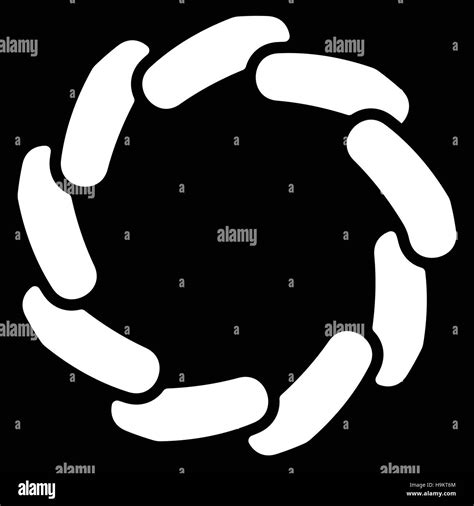 Circular Generic Symbol Icon Rotated Overlapping Bars Rounded