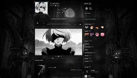 Lola 2b Nier Automata Steam Profile Design By Lolalitadesign On