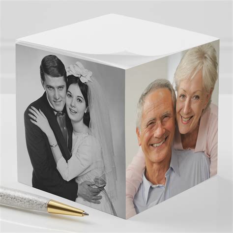 You Picture It Custom Paper Note Cube Ts For Her Monogram