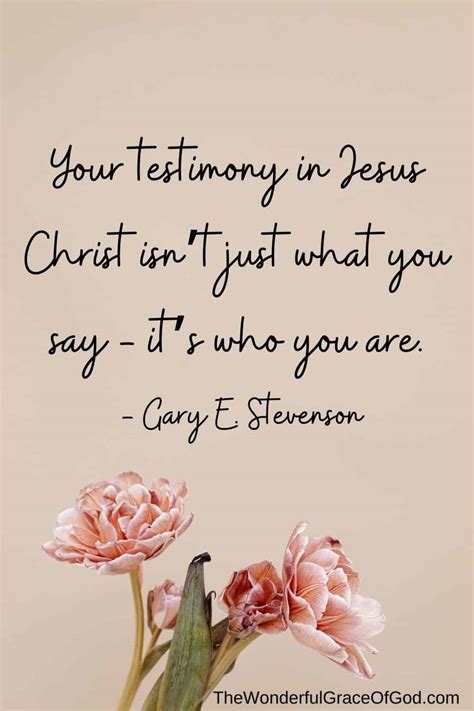 27 Greatest Lds Testimony Quotes The Wonderful Grace Of God