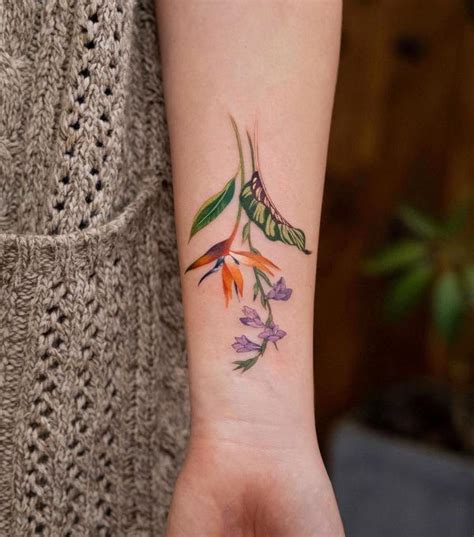 Bird Of Paradise Tattoo Embodying Exotic Beauty And Freedom Art And