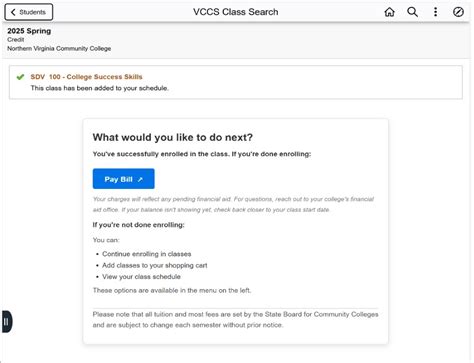 Add A Class Northern Virginia Community College
