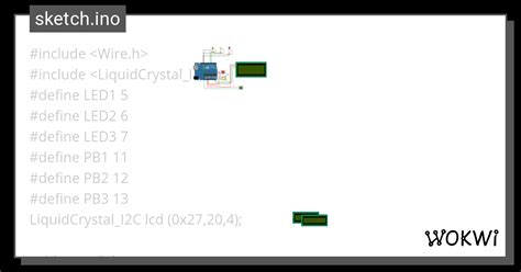 Led Pb Lcd Wokwi Esp32 Stm32 Arduino Simulator