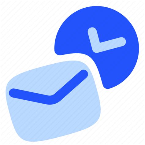 Email Mail Time Delayed Send Clock Letter Icon Download On Iconfinder