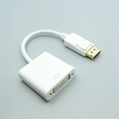 DisplayPort Male To DVI Female Adapter Plugsters