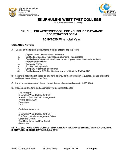Ekurhuleni Cv Registration Complete With Ease Airslate Signnow