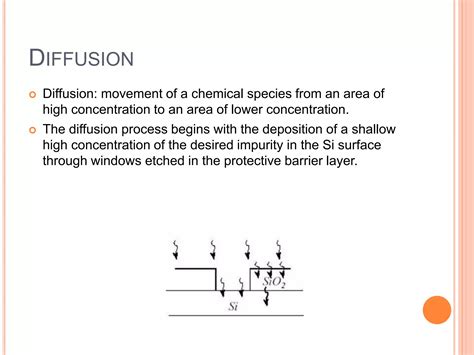 Ic Technology Diffusion And Ion Implantation Pptx Chemistry Science