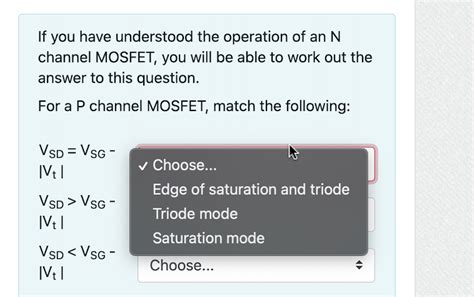 Solved The Input Resistance Of A MOSFET Is Usually Select Chegg