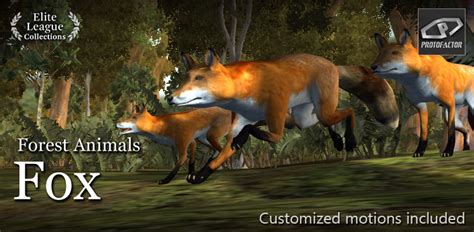 Protofactor Fox Iclone Actor Reallusion Content Store