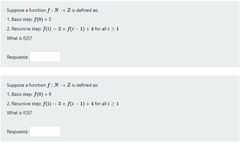 Solved Suppose A Function F NZ Is Defined As Basis Chegg