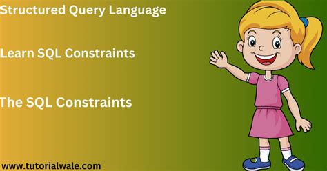 SQL Constraints Tutorialwale
