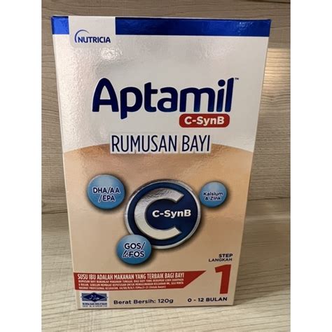 Aptamil Infant Formula C Synb Step 1 120g X 24 Exp072024 Shopee