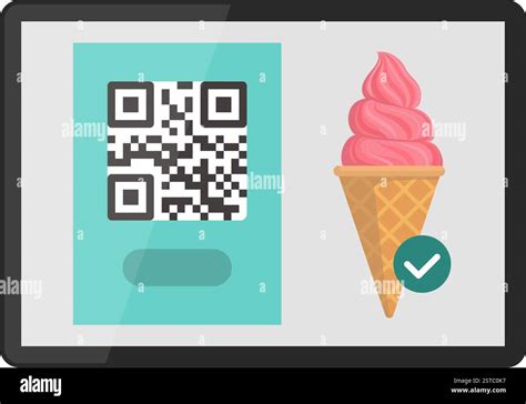 Ice Cream Vending Machine Digital Display Qr Code Payment And Selected
