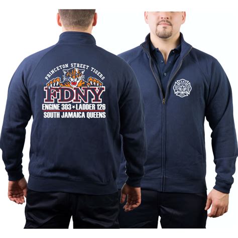 Sweatjacke Navy Engine 303ladder 126 Princeton Sttigers South