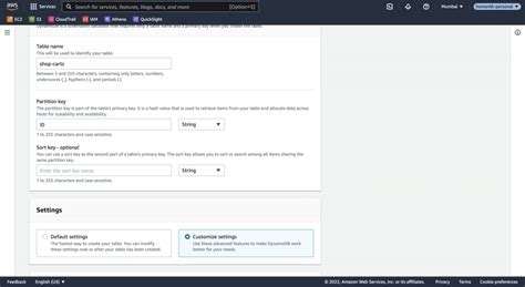 Creating An Shop Api Of Post Cart Items Into Dynamodb Via Postman