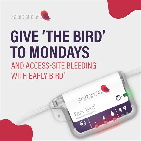 Saranas On Linkedin Give ‘the Bird To Mondays And Access Site Bleeding With The Early Bird®…