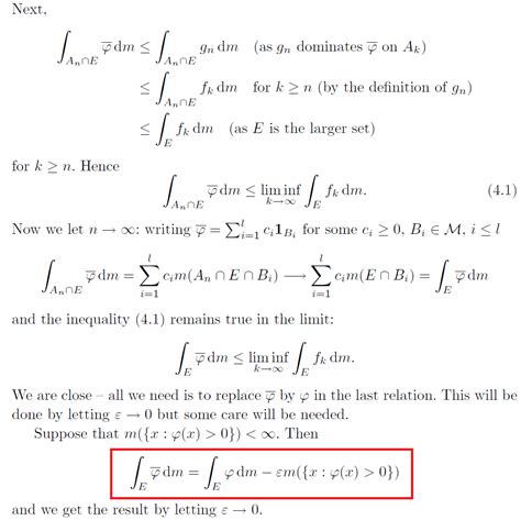 calculus - Question regarding proof of Fatou's lemma - Mathematics Stack Exchange