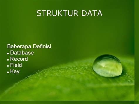 STRUKTUR DATA MATAKULIAH KODE MATAKULIAH SEMESTER SKS STRUKTUR