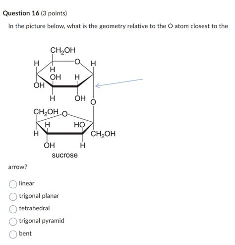 Question 16 3 Points In The Picture Below What Is The Geometry