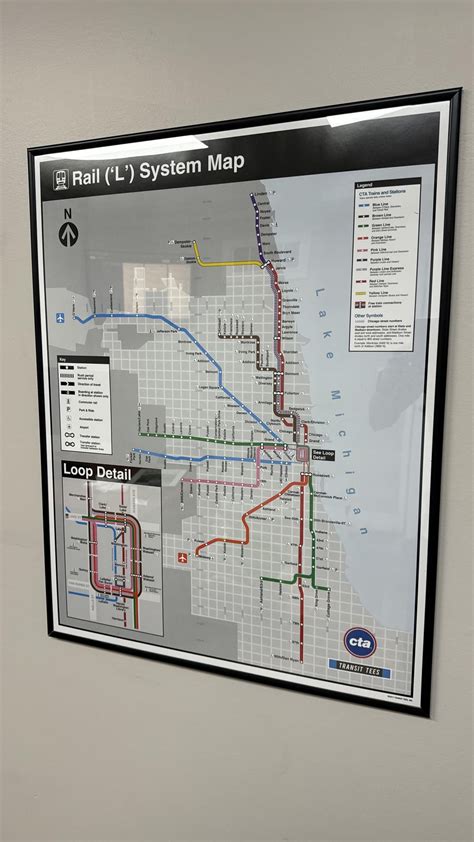 Cta System Map Poster R Cta
