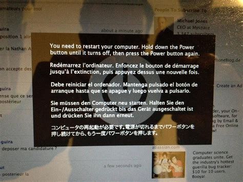 Macos Mac Asked Me To Force Shutdown My Laptop Ask Different