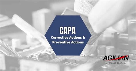 Corrective Actions And Preventive Actions Capa Guide Agilian
