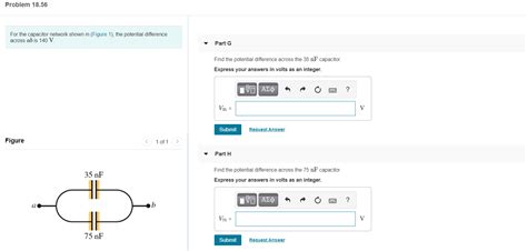 Solved Problem For The Capacitor Network Shown In Chegg Com