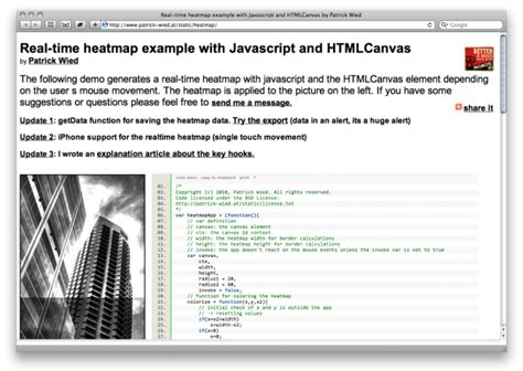 Real Time Heatmap With Javascript HTML Canvas ChurchMag