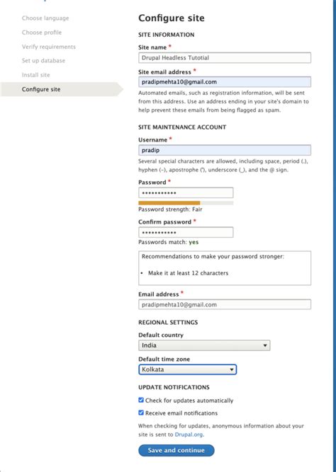 Install Drupal 9 Using Composer With Lando Learnwebtech