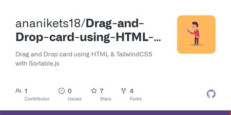 Github Ananikets18drag And Drop Card Using Html Tailwindcss Drag