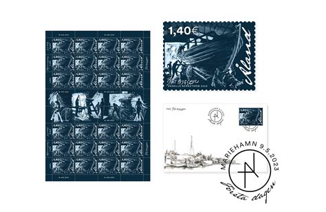 Frimärke Uppmärksammar Klinkbåtstraditionen På Åland Åland Stamps