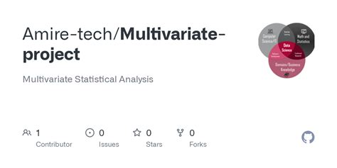 Github Amire Techmultivariate Project Multivariate Statistical Analysis