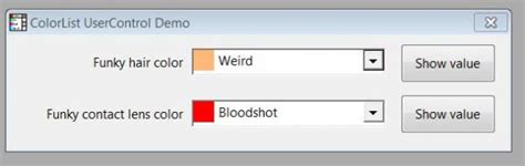 Vb6 Colorlist Another Example Of A Custom Dropdown List Control