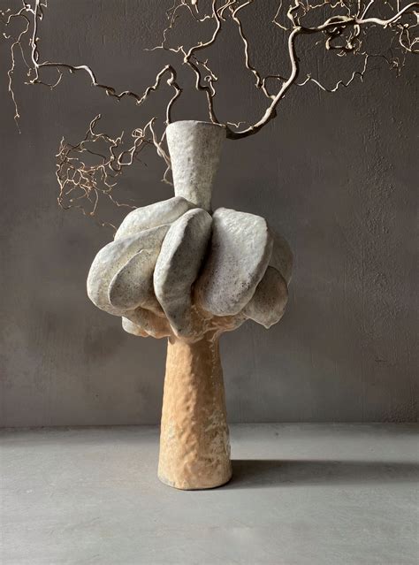 Naturaceramica Objects Natural Clay Sculpture Ceramic Vase Sculpture