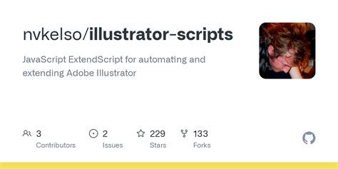 GitHub Nvkelso Illustrator Scripts JavaScript ExtendScript For Automating And Extending Adobe