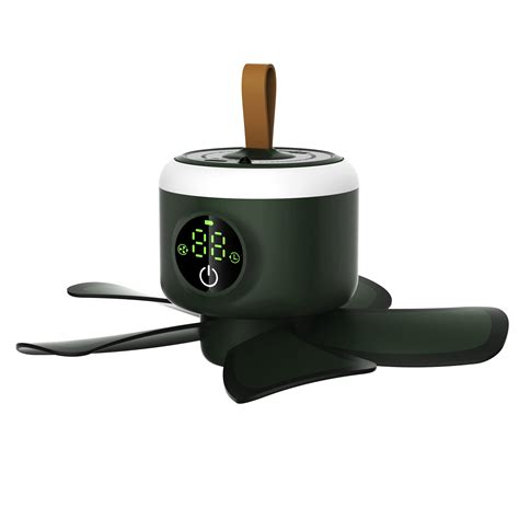 Tolsiby Celing Fans For Camping Tent Usb Rechageble Portable Fan Battery Power 5v 8000 Mah With