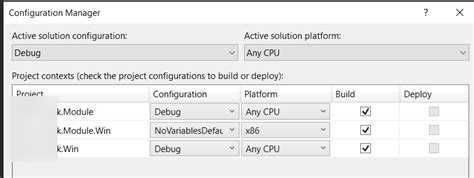 C The Project Configuration Novariablesdefaultx86 Was Not Found
