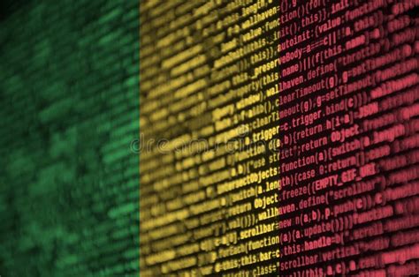 Mali Flag Is Depicted On The Screen With The Program Code The Concept